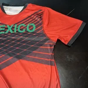 Mitre | Shirts | Mitre Mxico World Cup Soccer Jersey Red Black Mexico ...